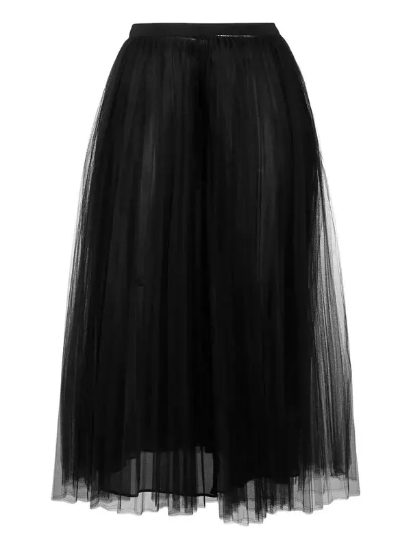 Valentino Garavani Tulle A-line Skirt - Black