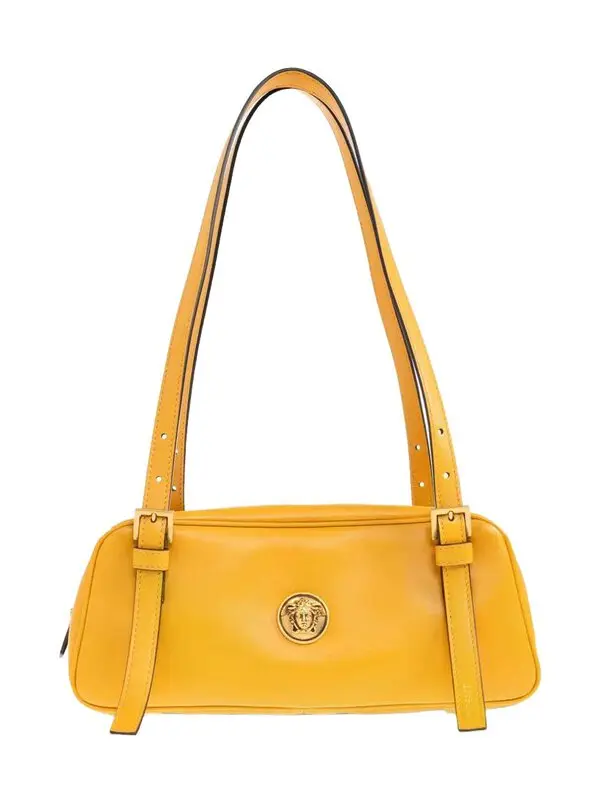 Versace Buckle Medusa Tote - Yellow