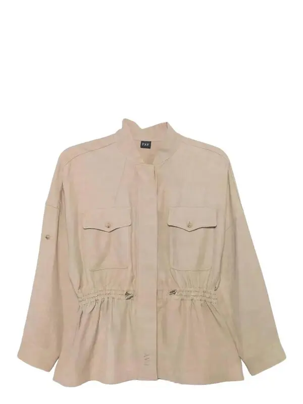 FAY Flap Pocket Jacket - Neutrals