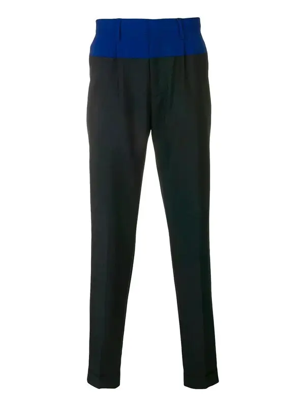 Tommy Hilfiger Two-tone Tailored Trousers - Blue