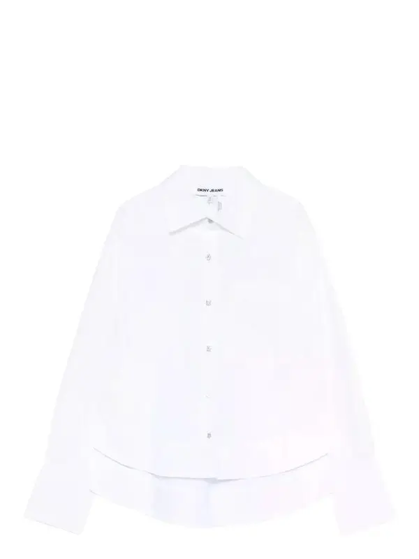 Dkny Button-embellished Shirt - White