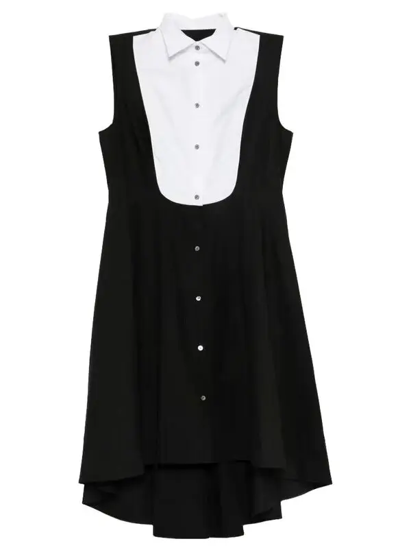 Karl Lagerfeld Bow Shirt Dress - Black