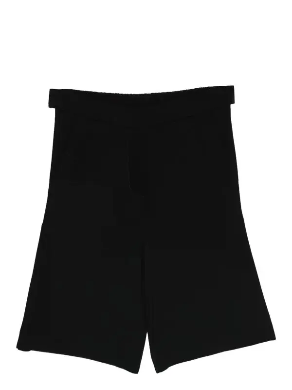 P.a.r.o.s.h Bicolor Bermuda Trousers - Black