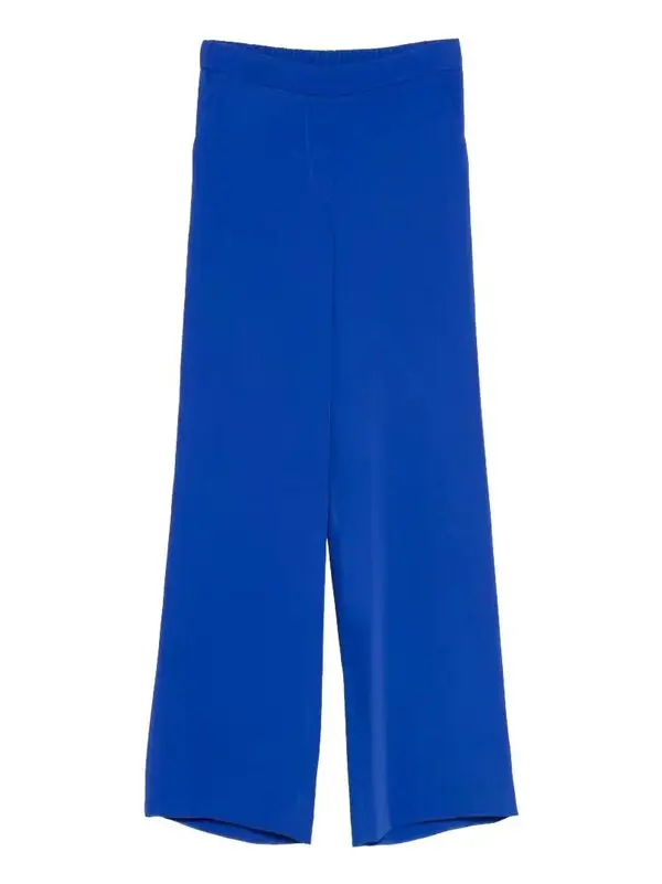P.a.r.o.s.h Elasticated Palazzo Pants - Blue