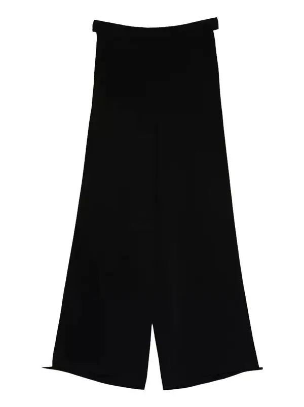 P.a.r.o.s.h Two-tone Palazzo Pants - Black