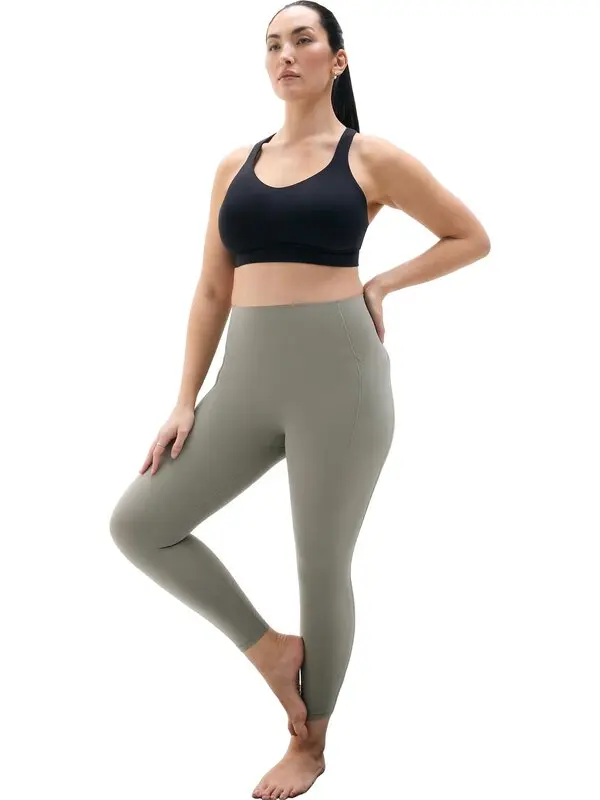 Athleta Salutation Stash Smooth Rise Legging - Willow