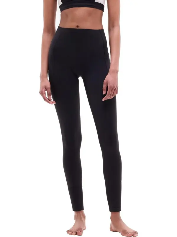 Athleta Salutation Stash Smooth Rise Legging - Black