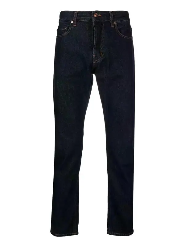 HAIKURE Mid-rise Straight-leg Jeans - Blue