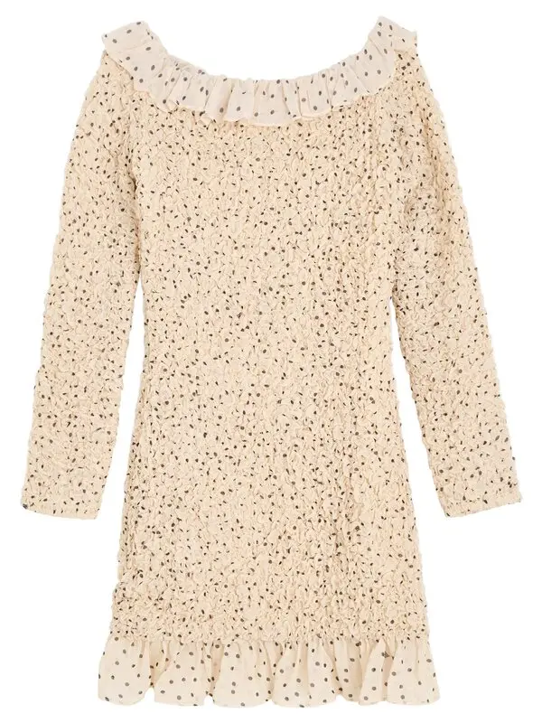 BY MALENE BIRGER Corinette Mini Dress - Polka Dot Print