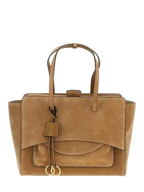 HIDESINS Large Flap Shoulder Bag - Brown