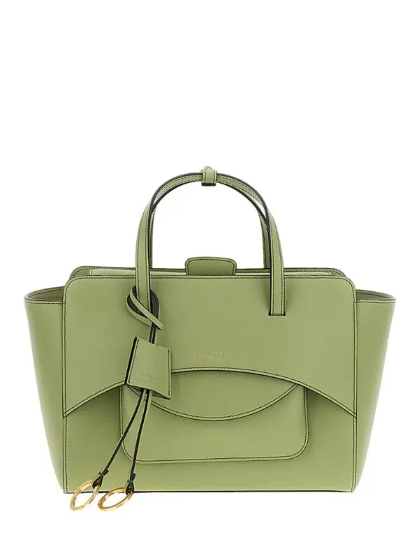 HIDESINS Shoulder Bag With Flap - Verde