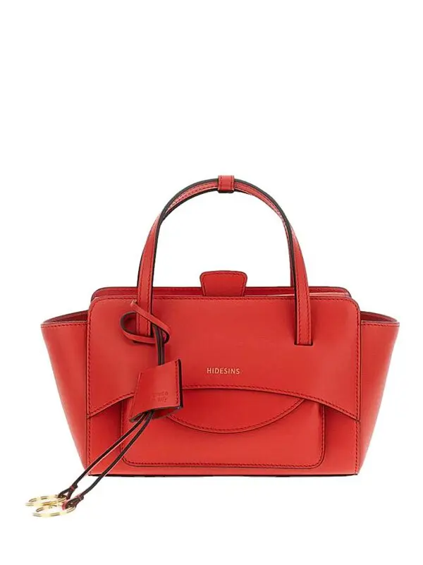 HIDESINS Small Flap Shoulder Bag - Red