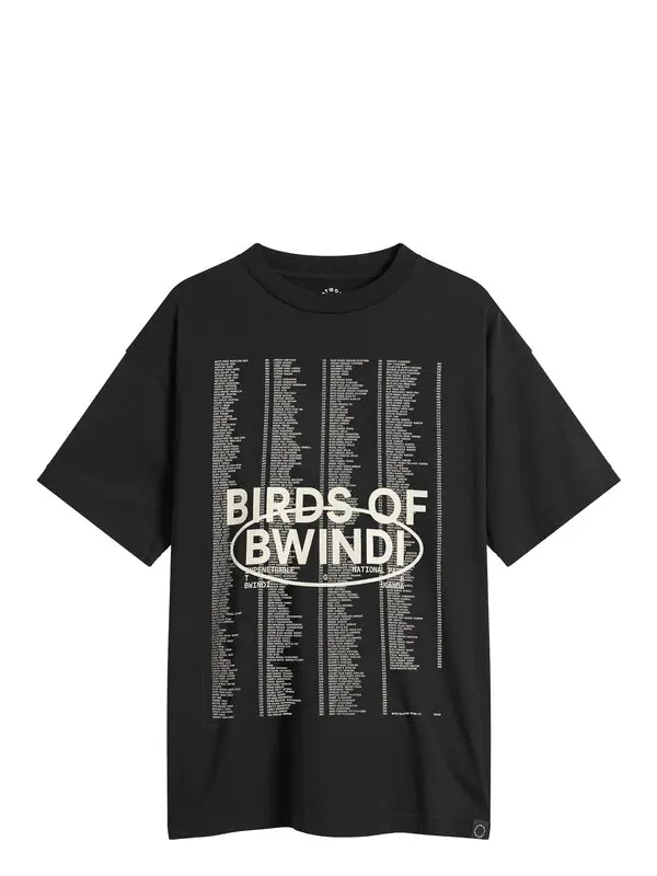TGB Birds Of Bwindi T-shirt - Black