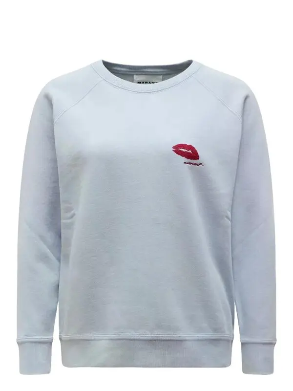 MARANT ETOILE Embroidered Sweatshirt - Blue