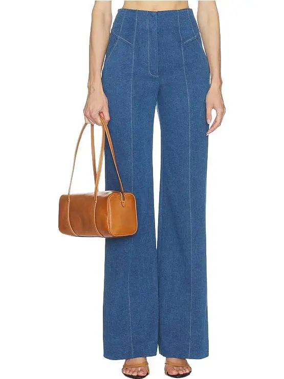 Veronica Beard Frenkle Pant - Blue