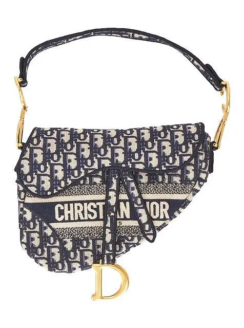 FWRD RENEW Dior Saddle Bag - Blue