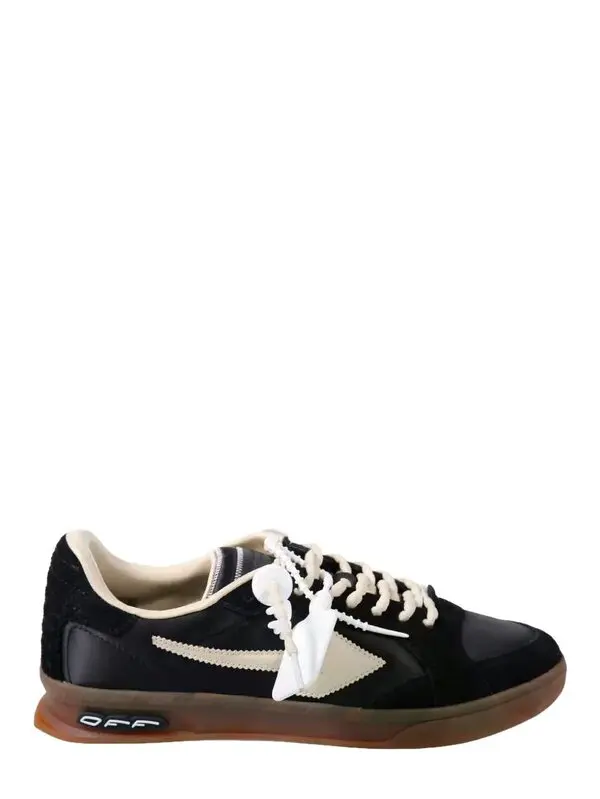 Off-White Low-top Sneakers With Arrow Motif - Black
