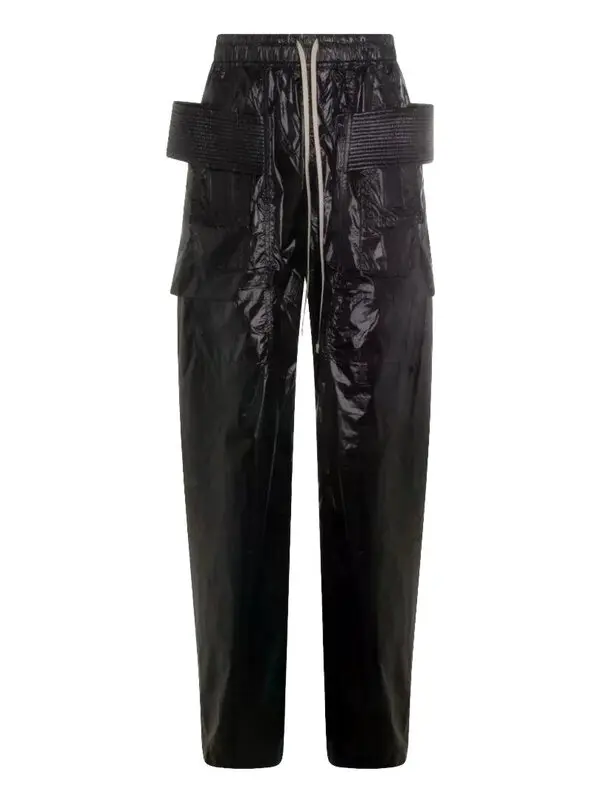 Rick Owens Creach Drawstring Cargo Pants - Black