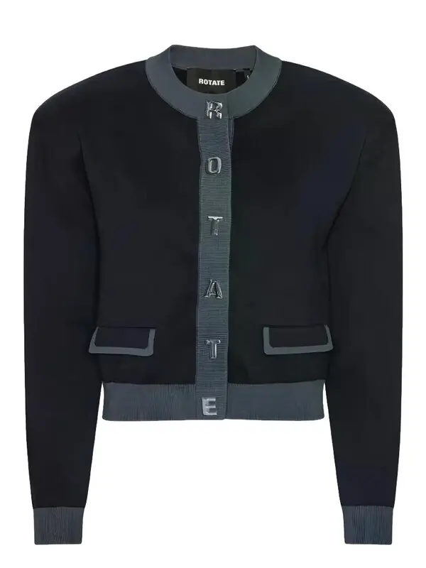 ROTATE BY BIRGER CHRISTENSEN Letter-button Cardigan - Blue