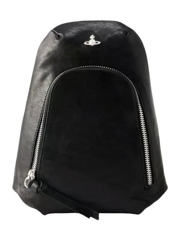 VIVIENNE WESTWOOD Orb-detail Messenger Bag - Black