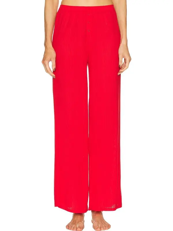 NEGATIVE UNDERWEAR Whipped Track Pant - Cerise