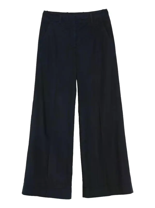 Incotex Belt-loops Wide Leg Pants - Blue