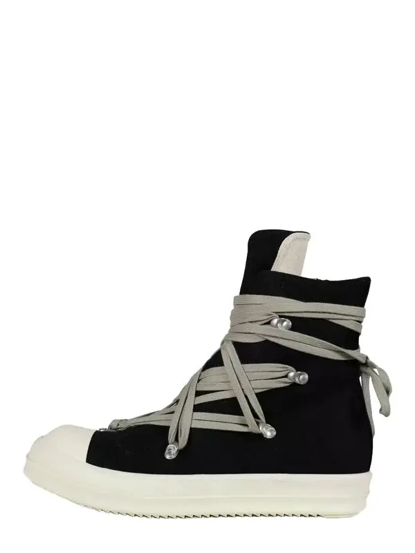 Rick Owens Megelace High-top Sneakers - Black