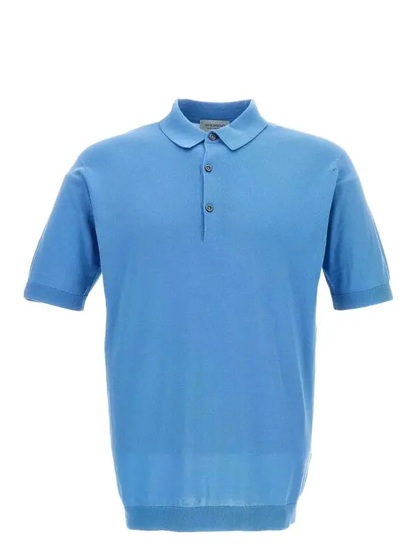John Smedley Adrian Polo Shirt - Blue