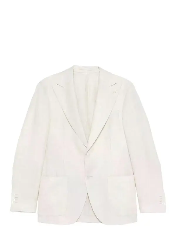 LUIGI BIANCHI MANTOVA Buttoned Blazer - Neutrals