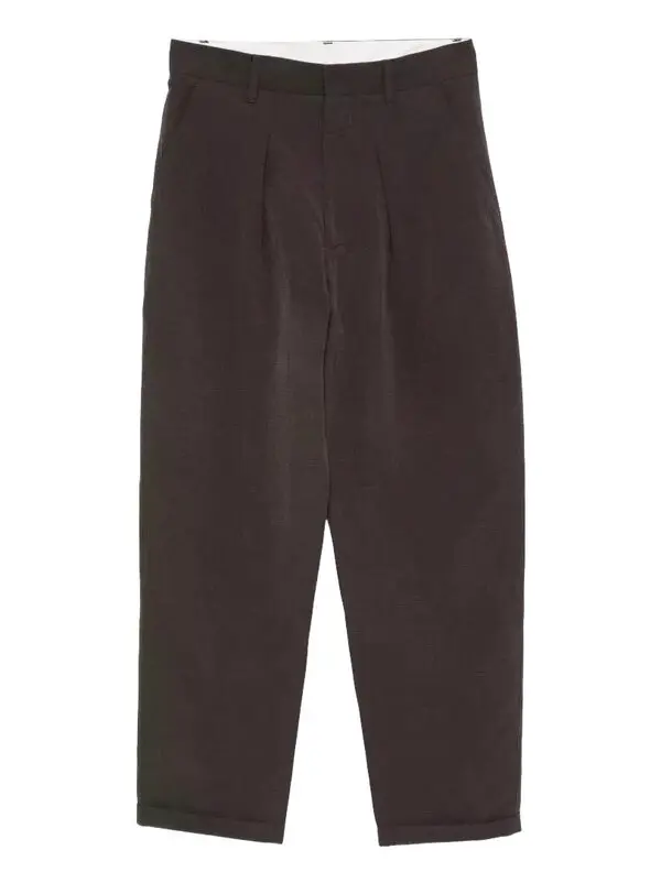 RANRA Pleated Trousers - Brown