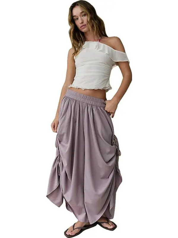 Free People Cinch Pants - Purple Dove