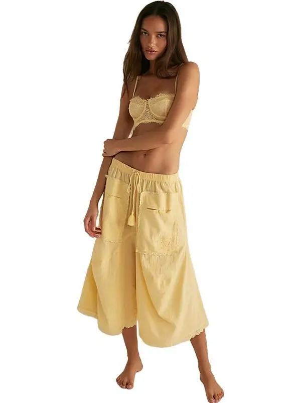 Free People Intimately Good Intentions Lounge Pants - Double Butter