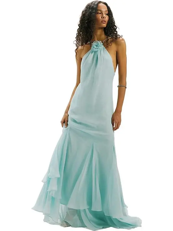 Retrofete Lirael Chiffon Maxi Dress - Seychelles Seych
