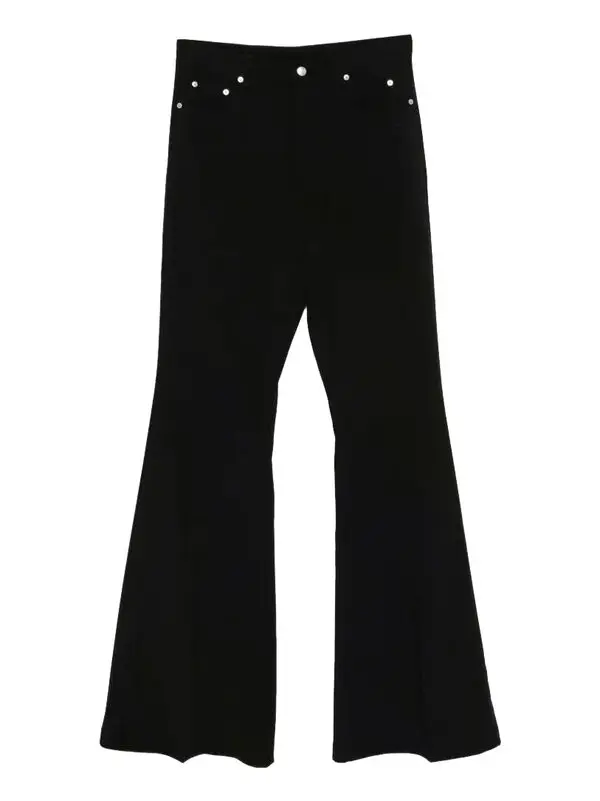 Rick Owens Bolan Flared Jeans - Black