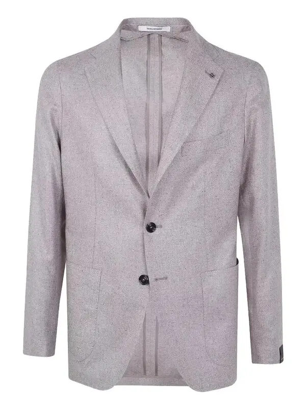 Tagliatore Peak-lapel Single-breasted Blazer - Grey