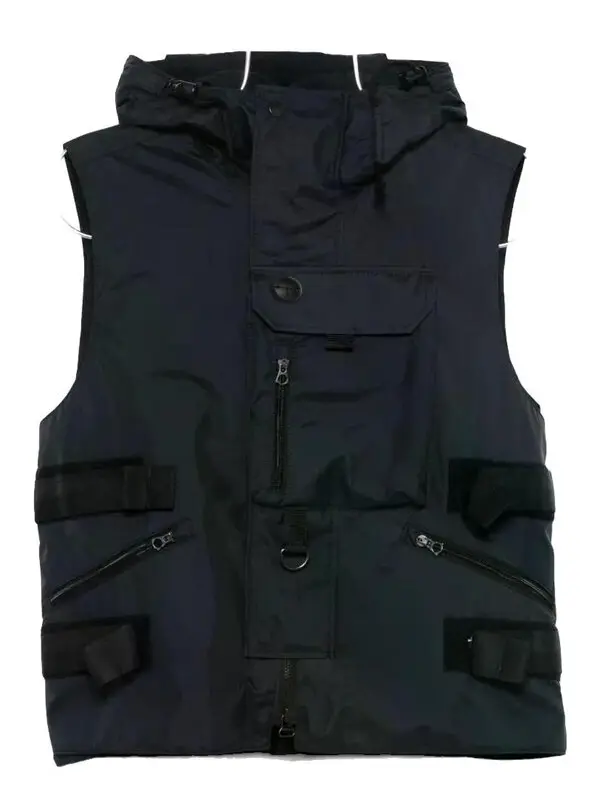 Junya Watanabe Zip-fastening Gilet - Blue