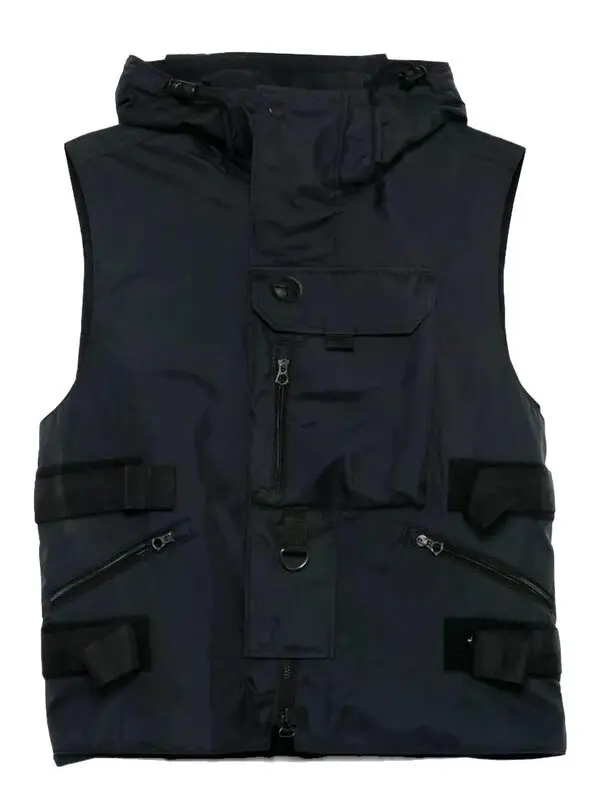 Junya Watanabe Zip-fastening Gilet - Blue