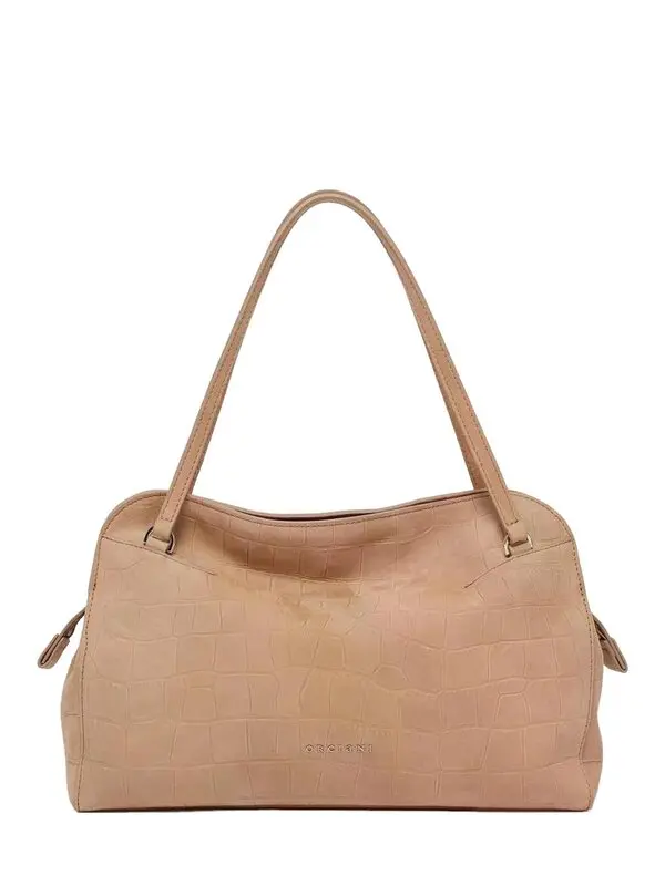 ORTIGNI Midi Lido Shoulder Bag - Neutrals