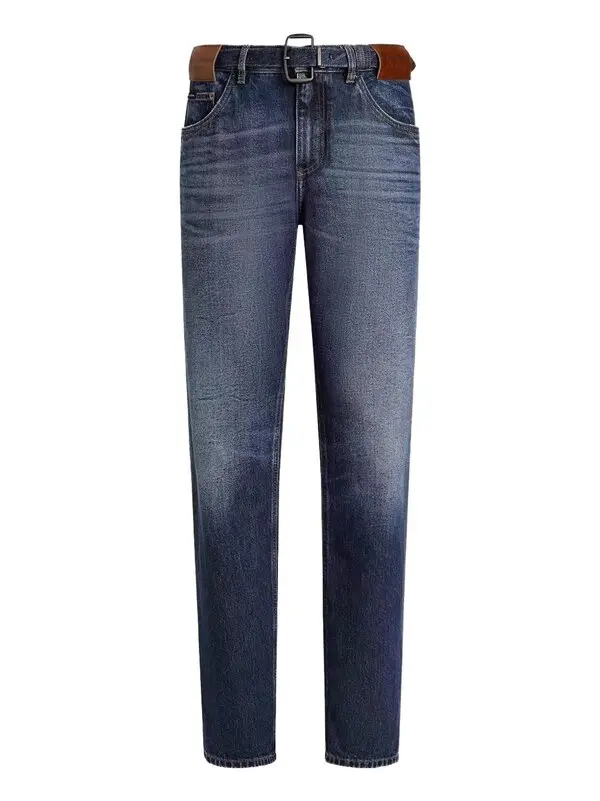 Dolce & Gabbana Belted Jeans - Blue