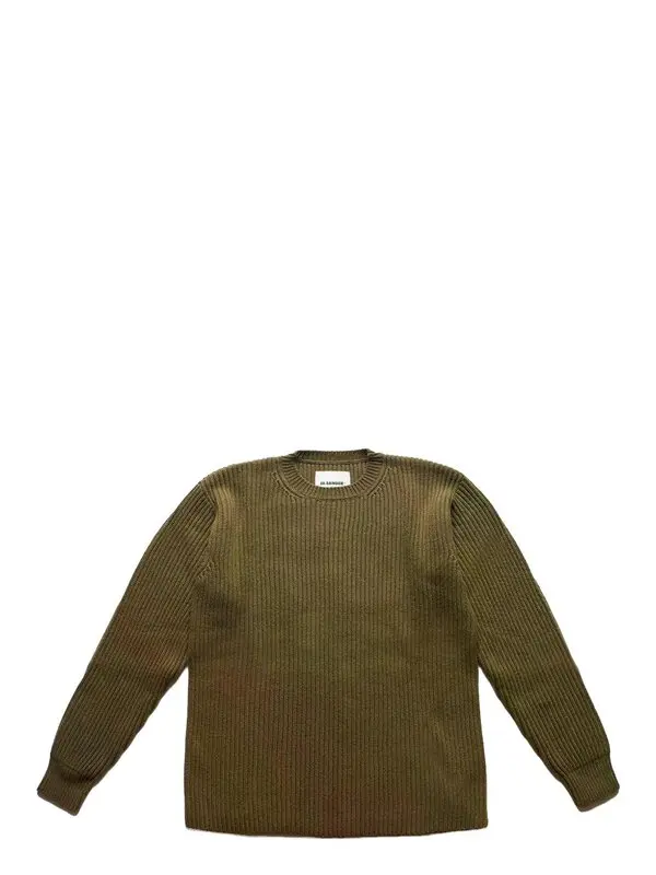 JIL SANDER Cable-knit Sweater - Green