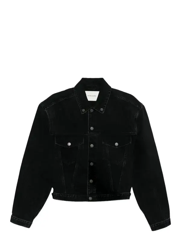 ENTIRE STUDIOS Shrunken Denim Jacket - Black