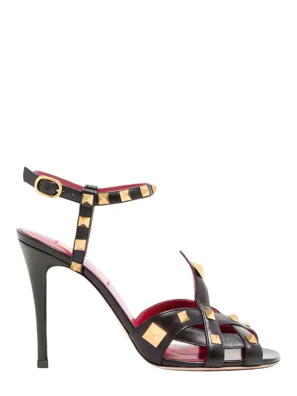 Valentino Garavani Studded Stiletto Sandals - Black
