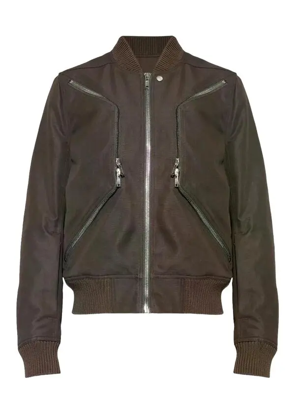 Rick Owens Temple Heizer Flight Jacket - Brown