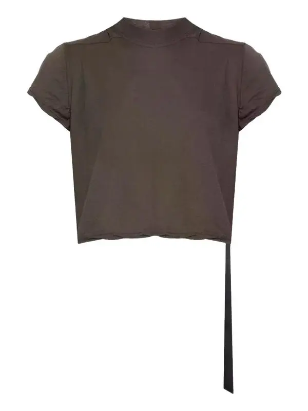 Rick Owens Cropped Small Level T-shirt - Brown