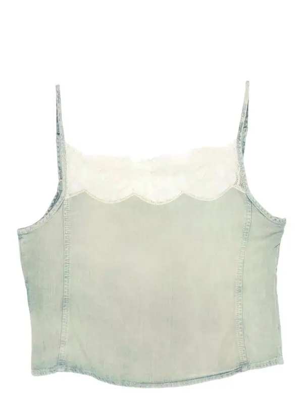 DIESEL® Lace-trimmed Top - Neutrals