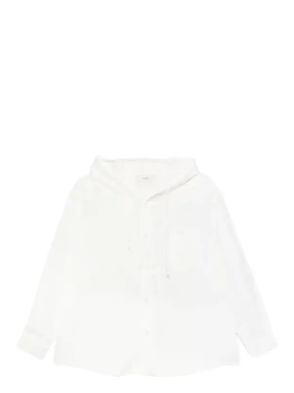 DUNST Hooded Shirt - White