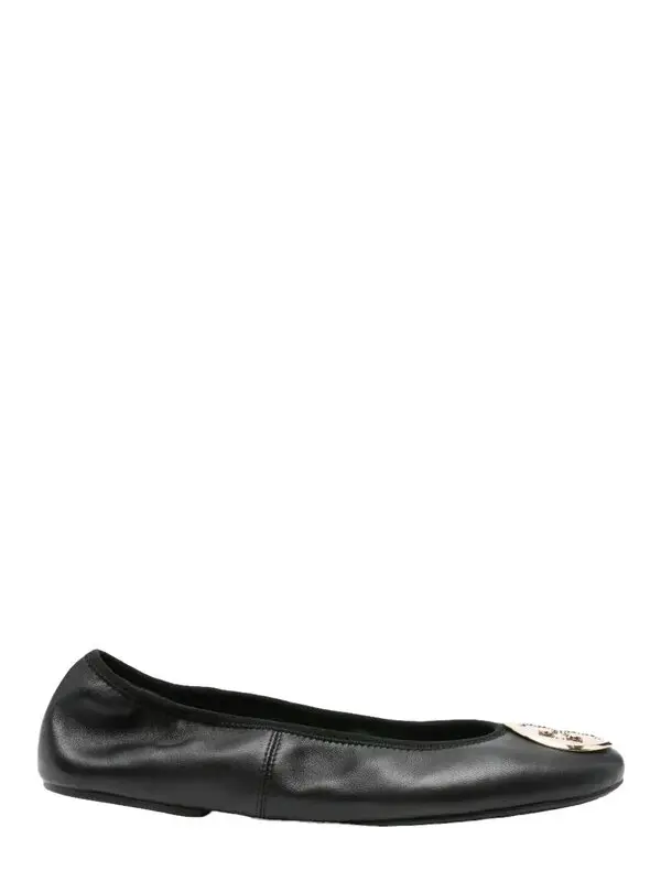 Tory Burch Reva Ballerina Flats - Black