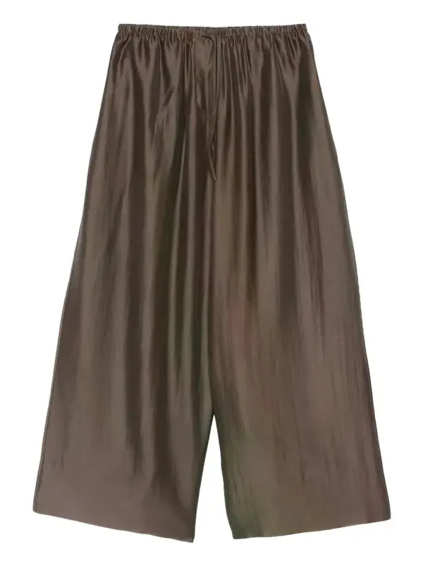 ENTIRE STUDIOS Drawstring-waist Palazzo Pants - Brown