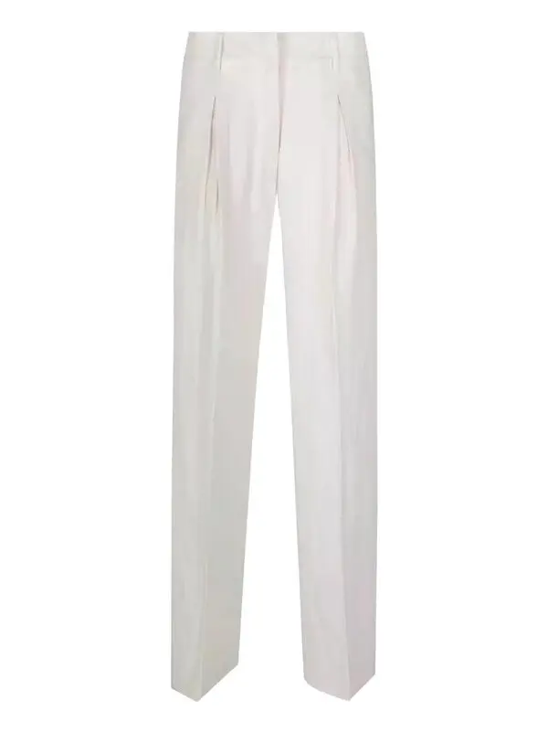 HINNOMINATE Pleated Trousers - Neutrals