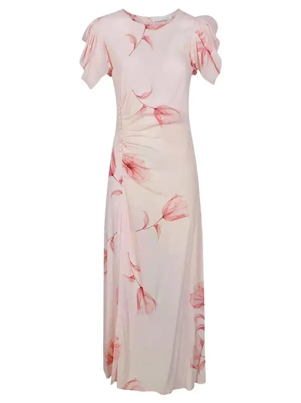MAR DE MARGARITAS Kristel Floral Dress - Pink